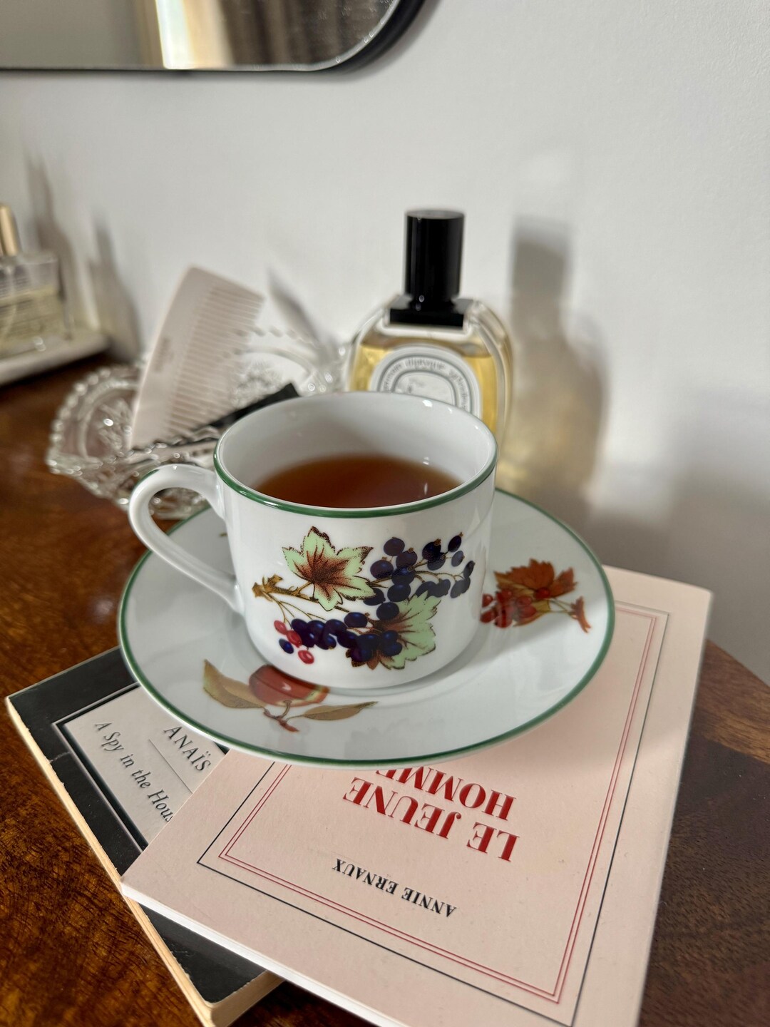 Royal Worcester Evesham Cup and Saucer: Fine China, Vintage Floral ...