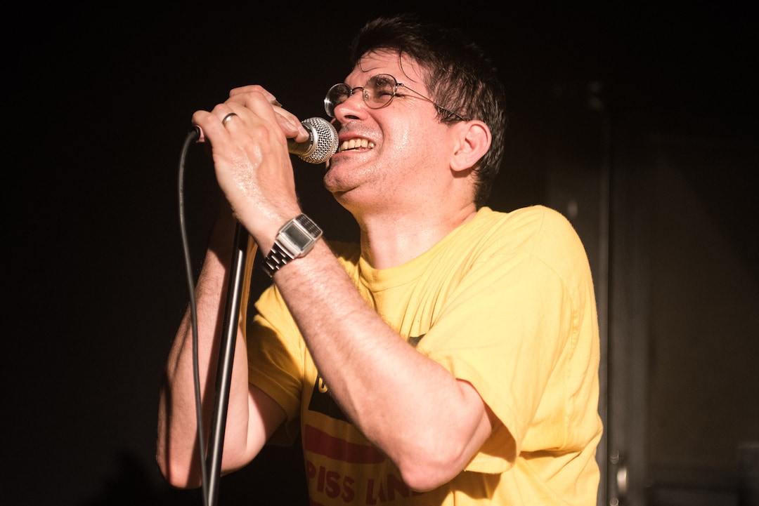 Steve Albini of Shellac Performing Live at the Mammal Gallery on ...