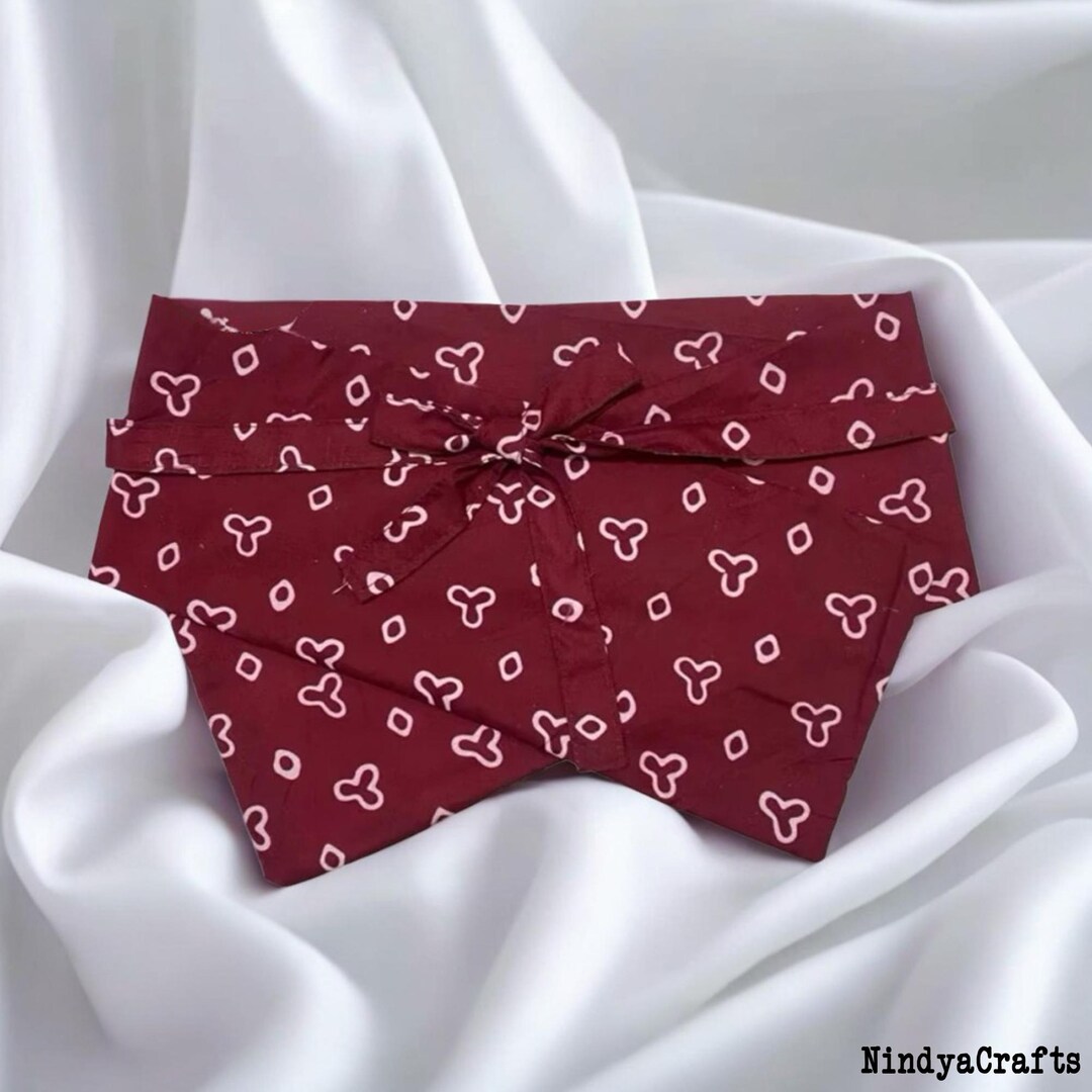 Enchanted Heritage Maroon Batik Obi Belt for Timeless Elegance, Obi ...