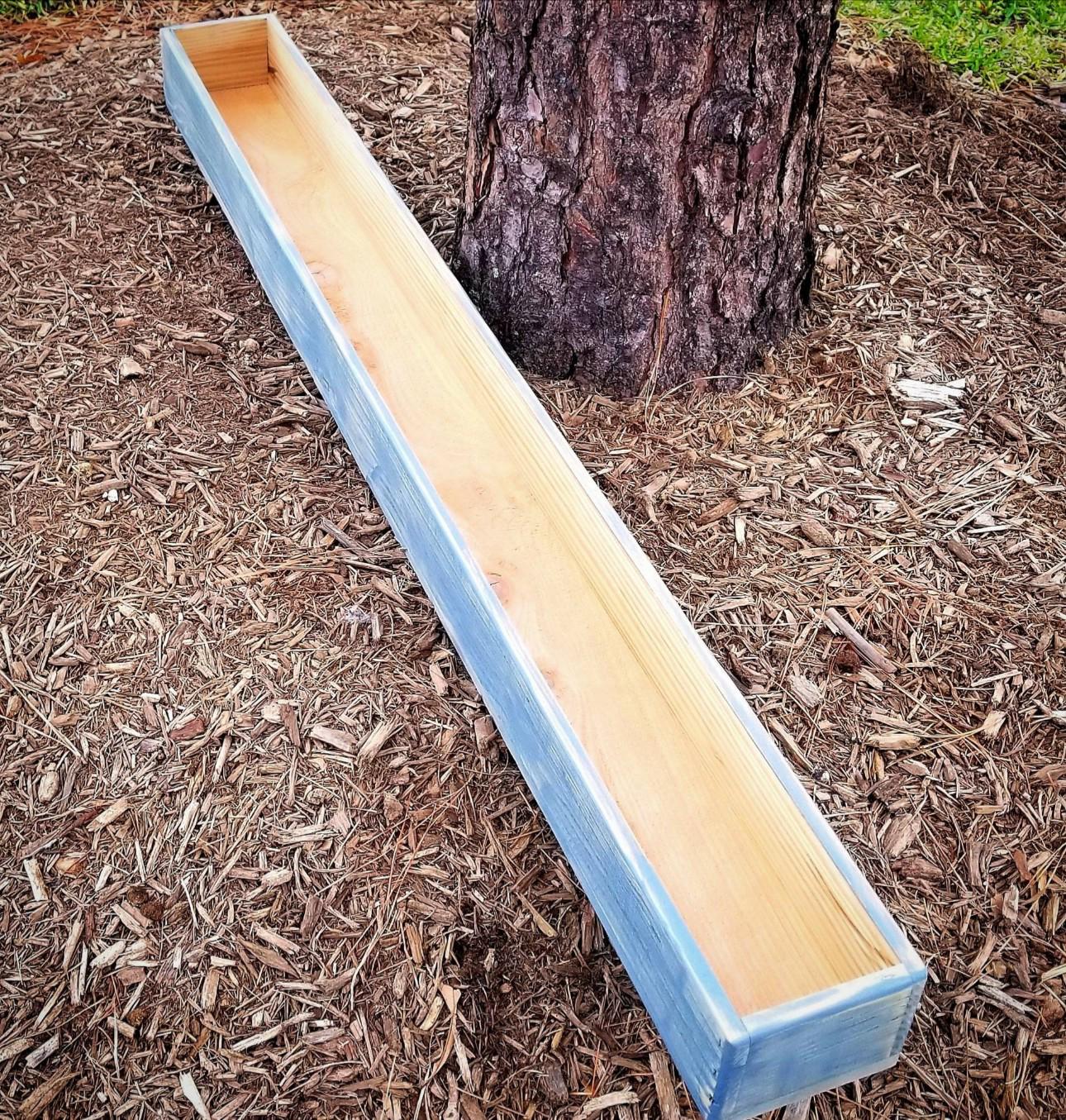 Large Wood Planter Boxes, Large Rustic Planter Boxes, Large Planter Box ...