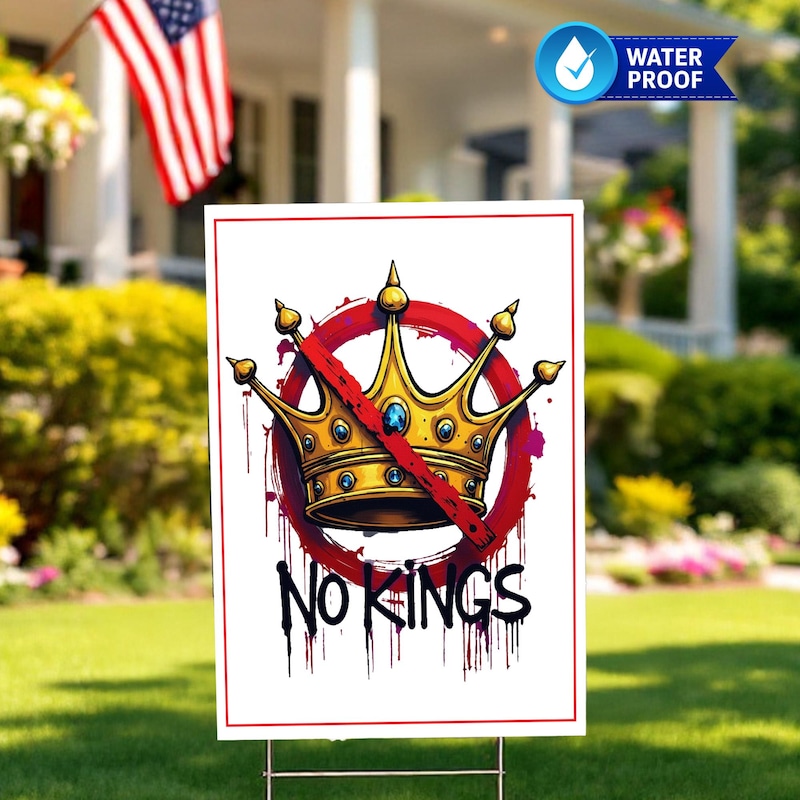 No Kings Banner - Etsy