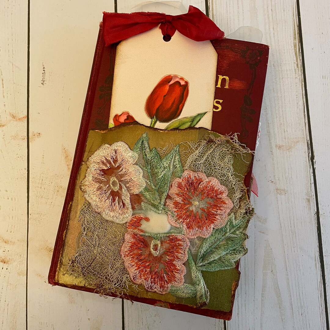 Junk Journal Handmade From Upcycled Gorgeous Vintage Book - Modern ...