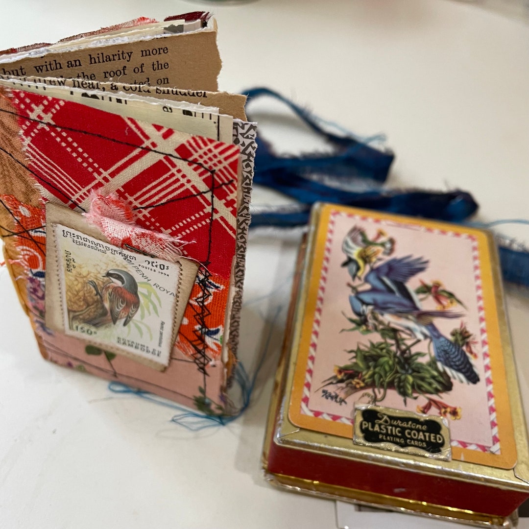 Mini Junk Journal Starter Kit - Box, Tiny Journal & Ephemera - Etsy