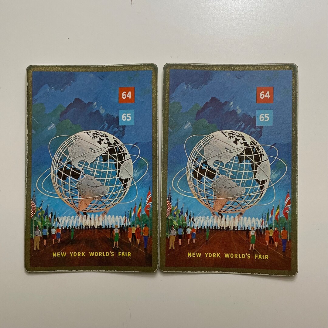 Pair of Vintage 1964 World’s Fair Playing Cards - Etsy