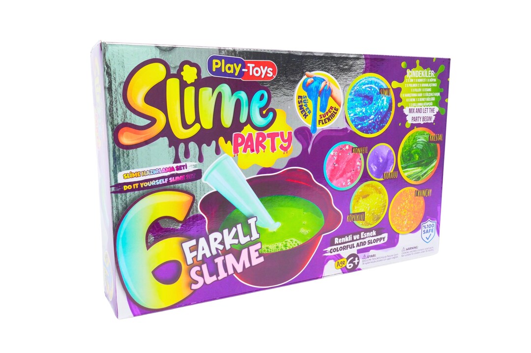 Slime Party DIY Set - Multi-slime Kit for Kids | Creative & Sensory Fun ...