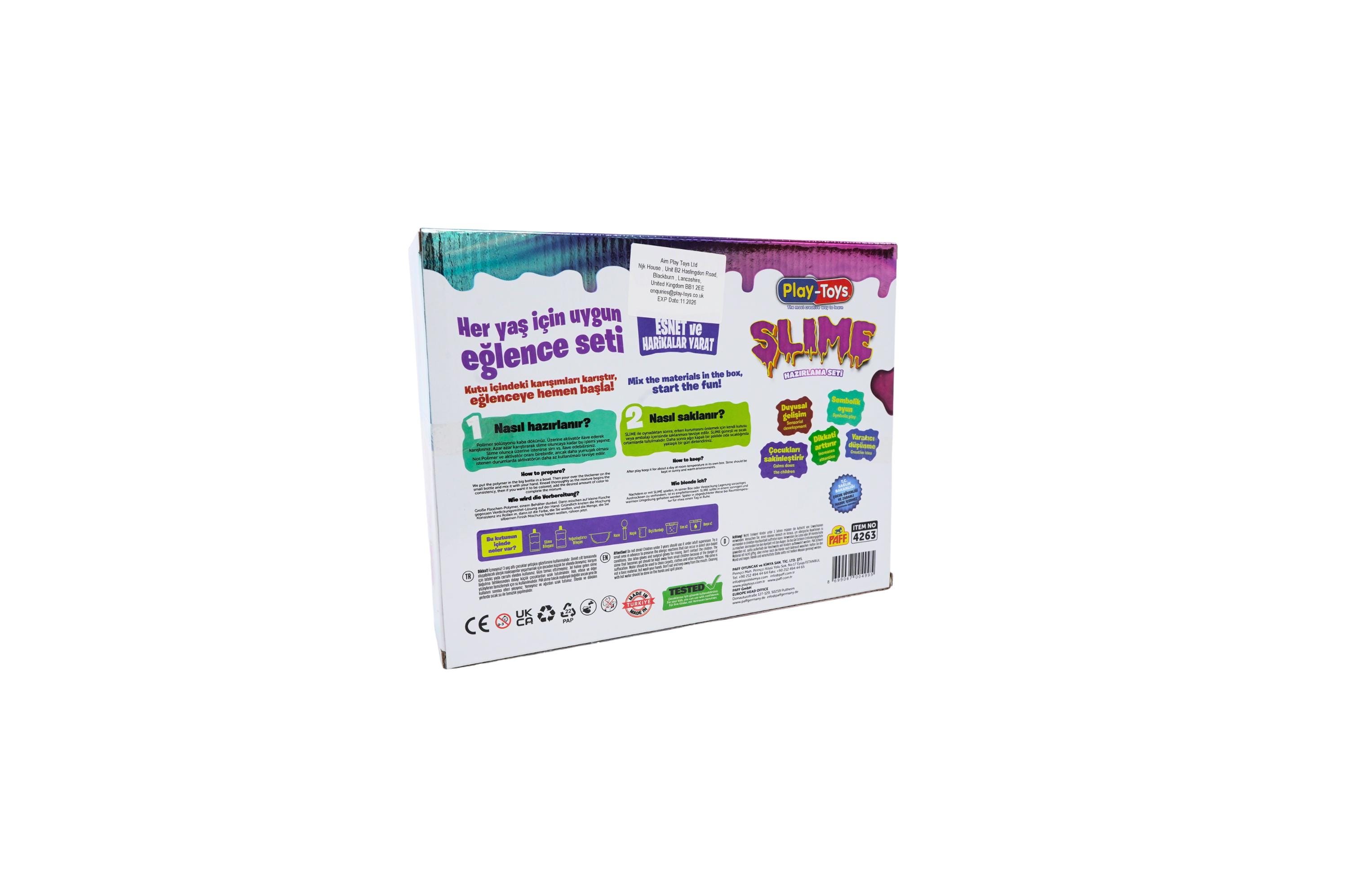 Metallic DIY Slime Set - Shiny Slime-making Kit for Kids | Creative Fun ...