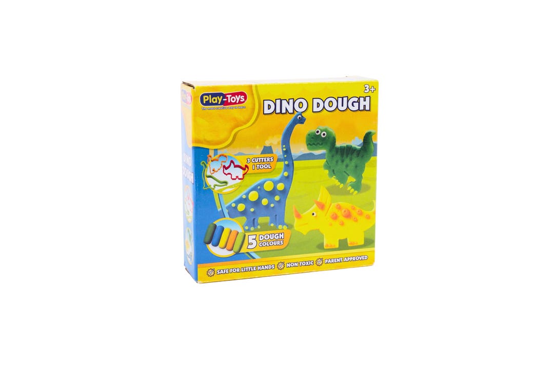 Dino Dough Play Set - Non-toxic Modelling Clay for Kids | Dinosaur ...