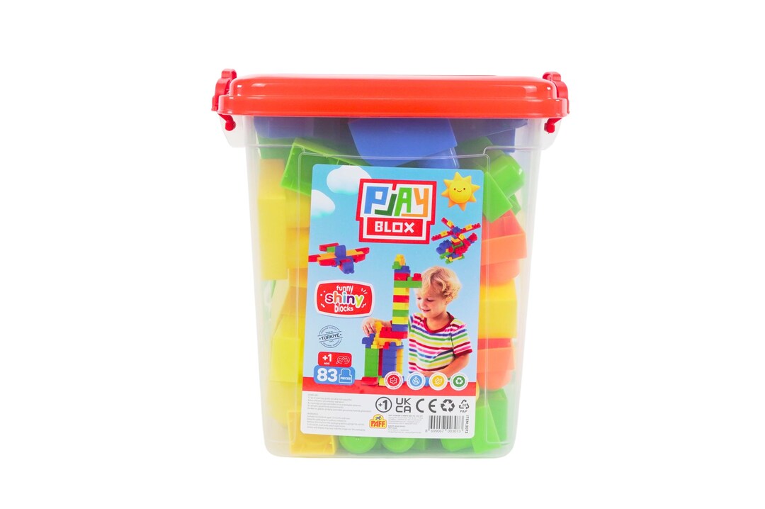 Play Blox Building Blocks for Kids 83 PCS Bucket of Play Blocks ...