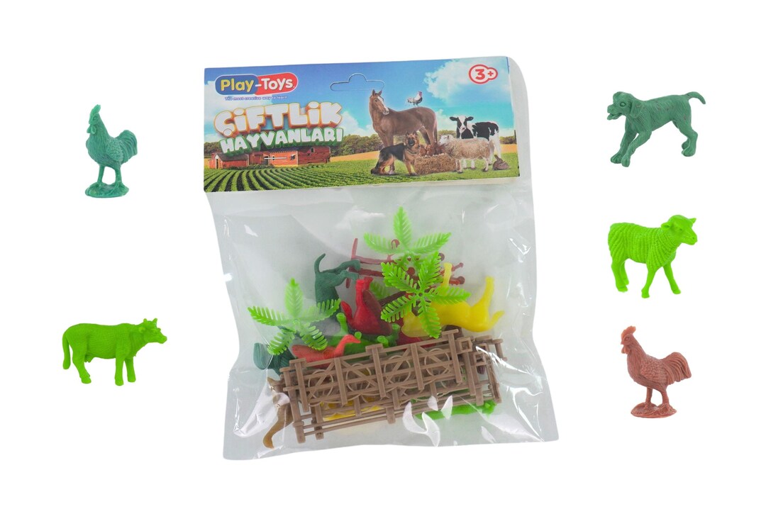 Big Farm Animal Pack - Farm Figures With Trees & Accessories | Farm ...
