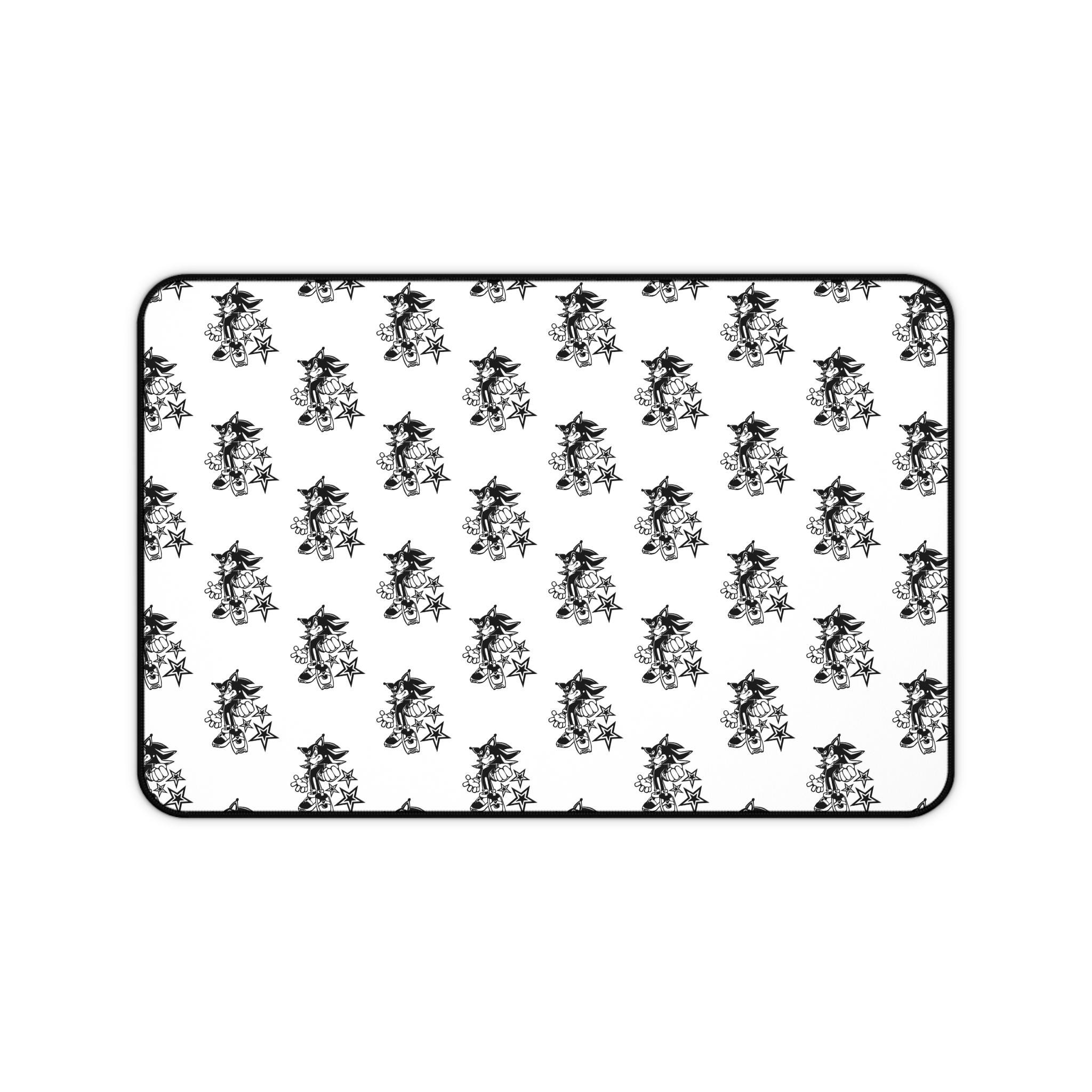 Gaming Desk Mat, Shadow and Sonic Hedgehog, Mouse Pad, Gamer Gift ...