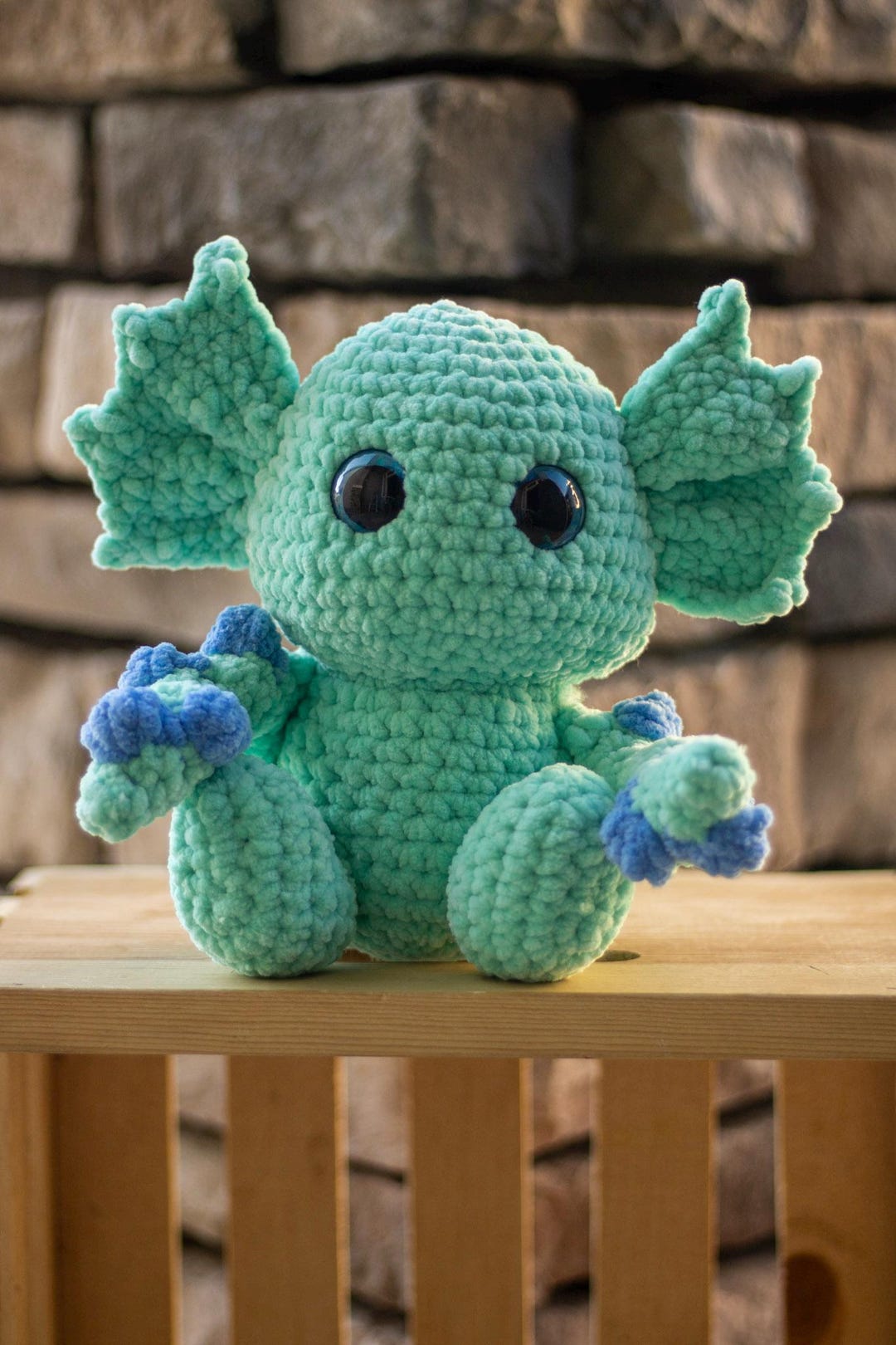 Sea Monster Stuffed Animal Plushie/amigurumi/crocheted Sea Monster - Etsy
