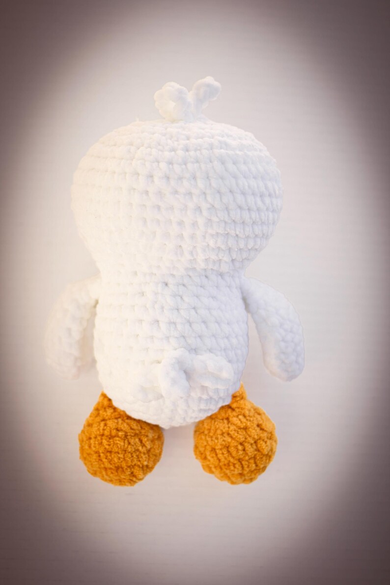 White Duck Stuffed Animal Plushie/amigurumi/crocheted Duck/newborn ...
