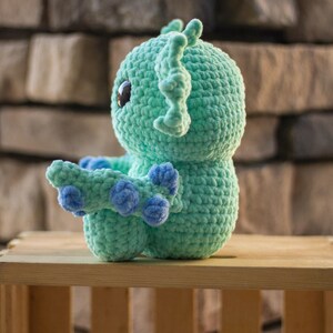 Sea Monster Stuffed Animal Plushie/amigurumi/crocheted Sea Monster - Etsy