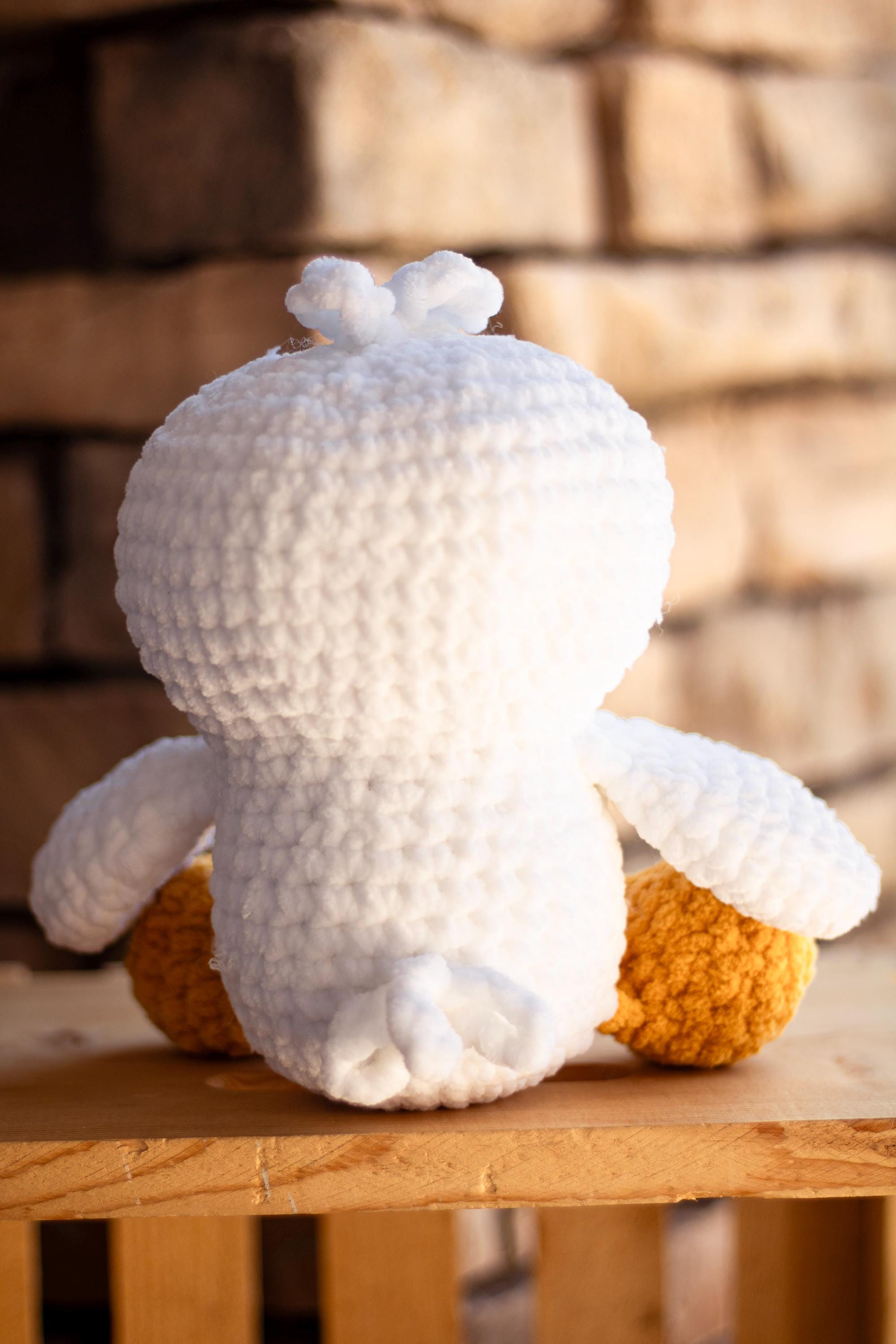 White Duck Stuffed Animal Plushie/amigurumi/crocheted Duck/newborn ...
