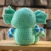 Sea Monster Stuffed Animal Plushie/amigurumi/crocheted Sea Monster - Etsy