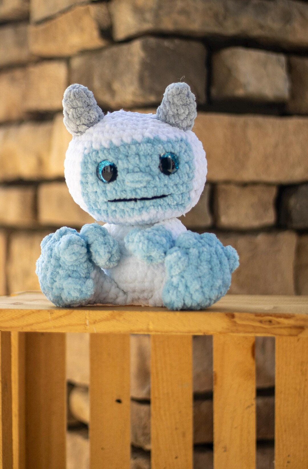 Yeti Stuffed Animal Plushie/amigurumi/crocheted Yeti/abominable Snowman ...