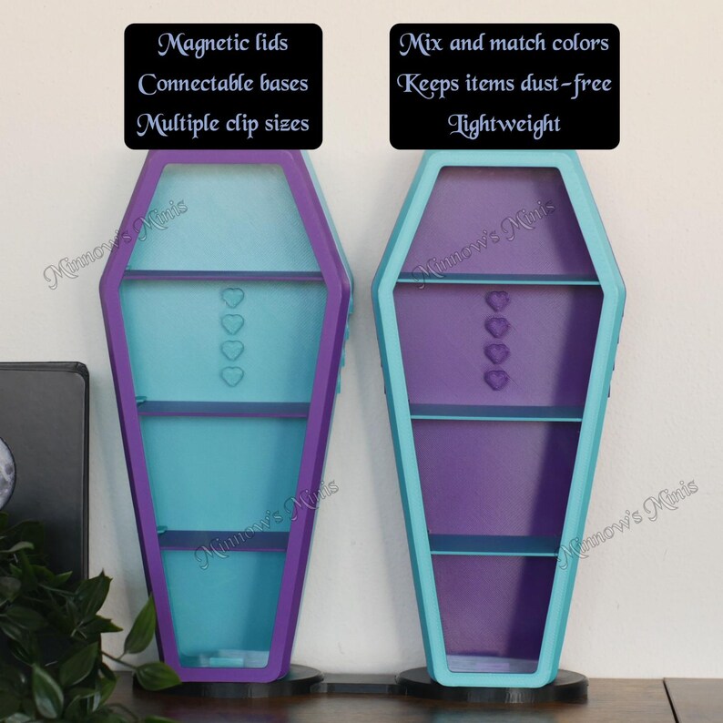 Minnow’s Modular Coffin Display for Monster High Dolls - Etsy