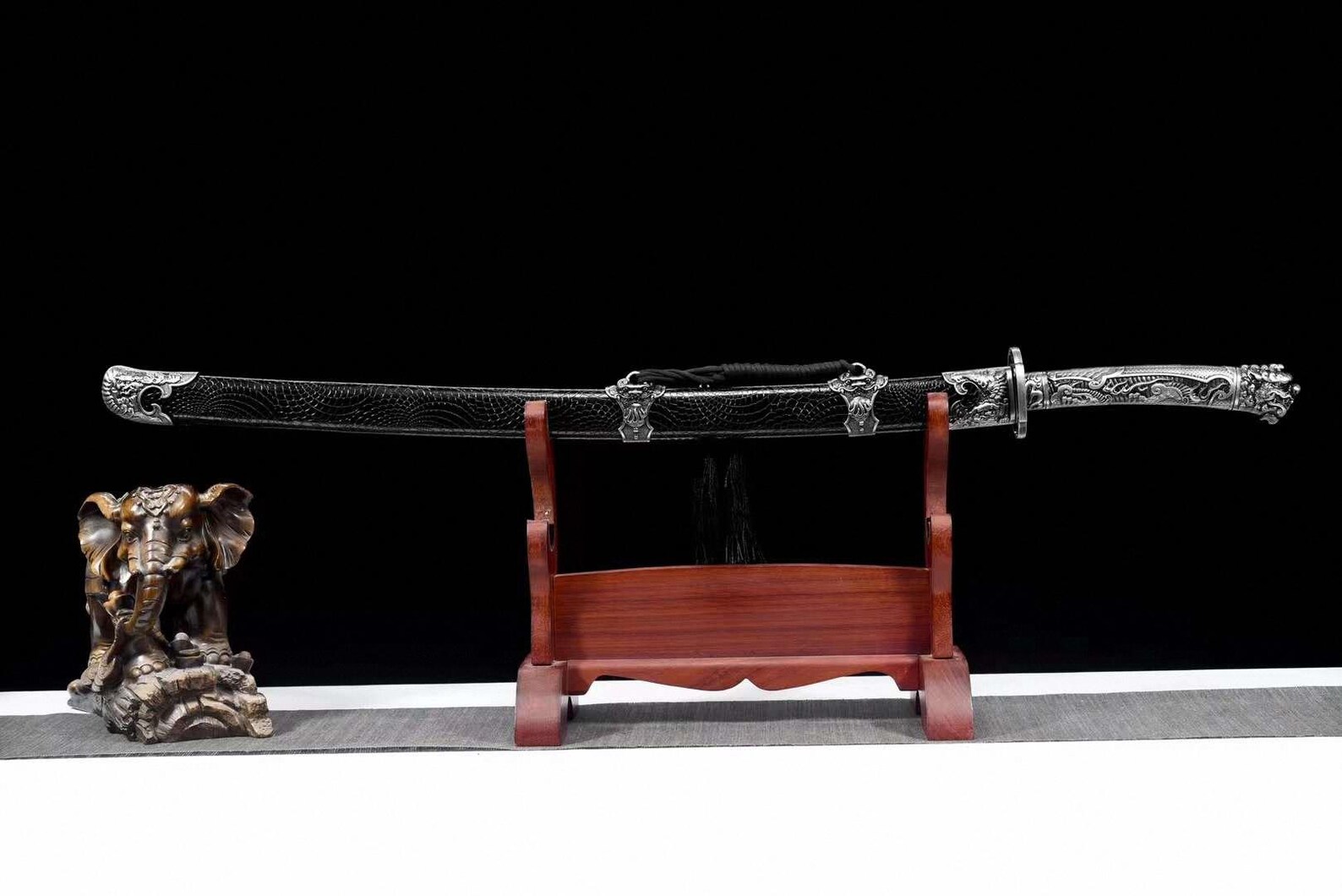 Hand-milled Samurai Sword Solid Wood Sheath Crafts Japanese Sword High ...