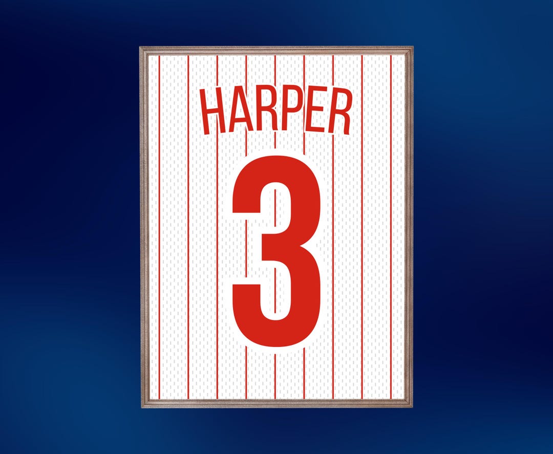 Bryce Harper Jersey Printable, Bryce Harper, Harper Jersey ...