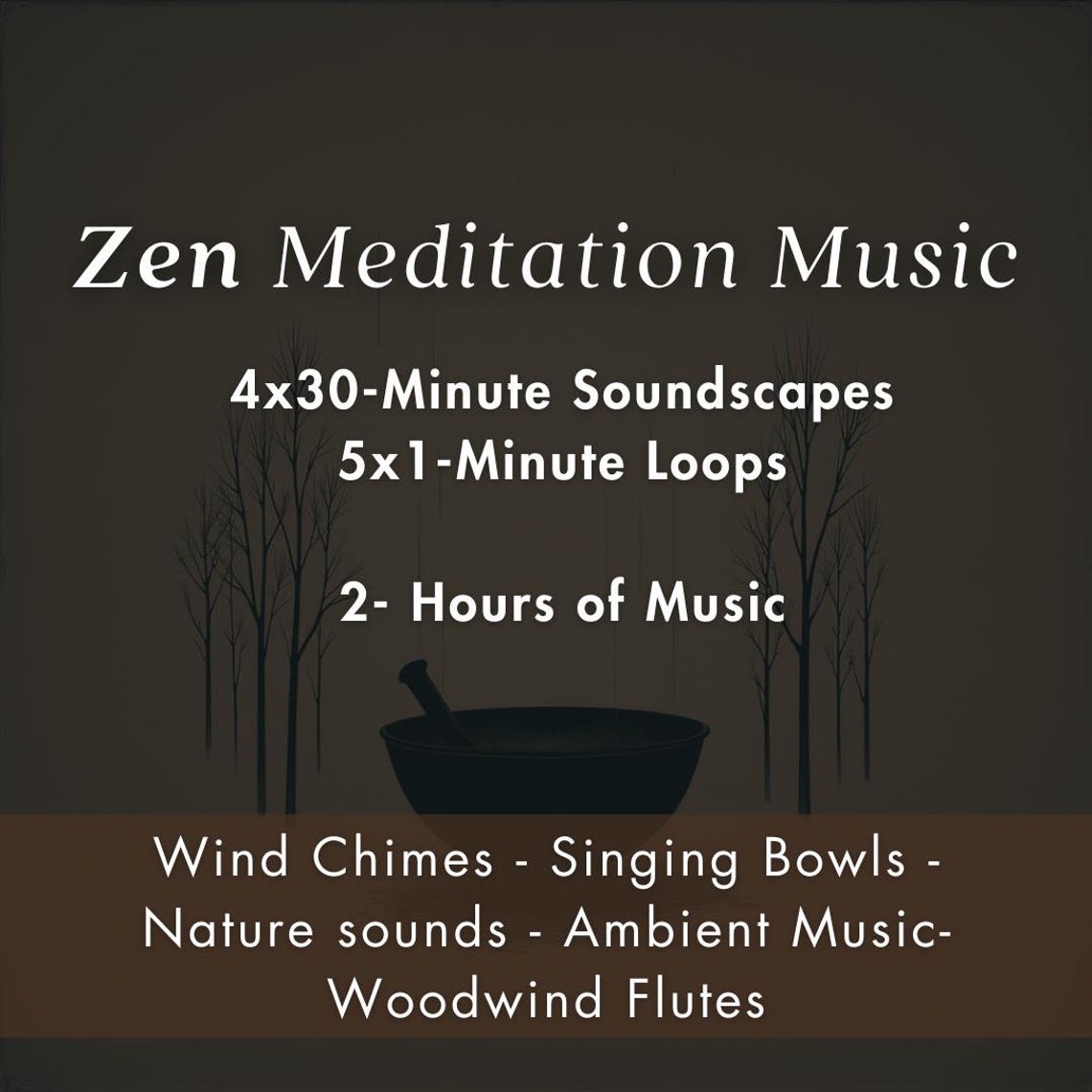 Zen Meditation Soundscapes: Nature Sounds, Singing Bowls (digital ...