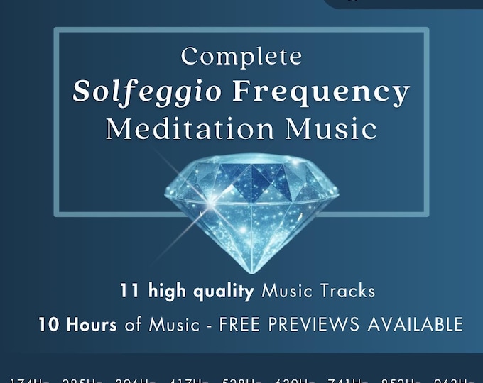 Buy Printable Solfeggio Frequencies Chart - Download and Print the ...
