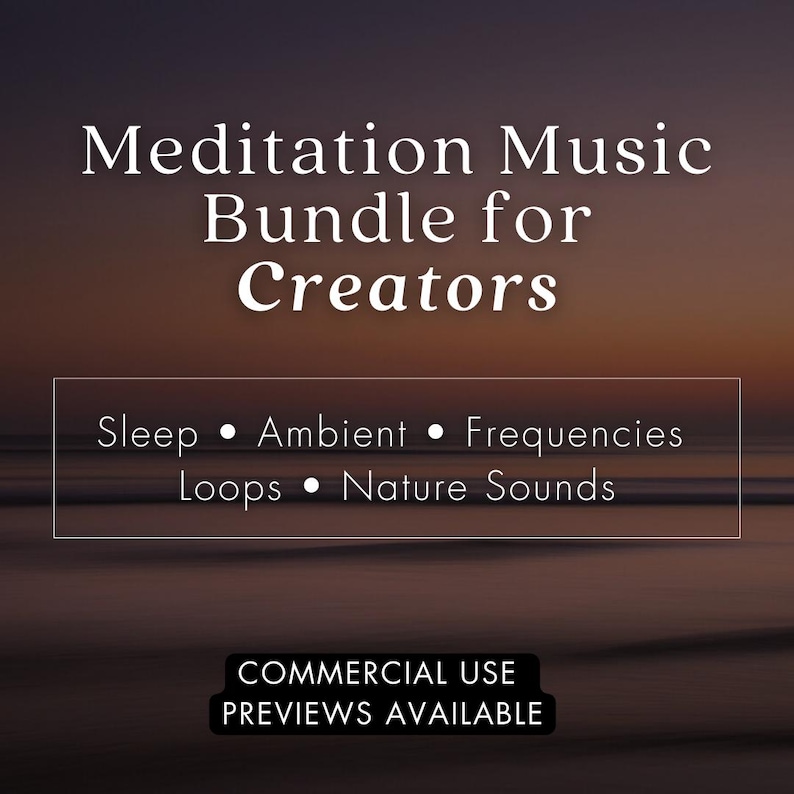 Meditation Music Bundle – Ambient Beds, Sleep Tracks, Nature Sounds ...