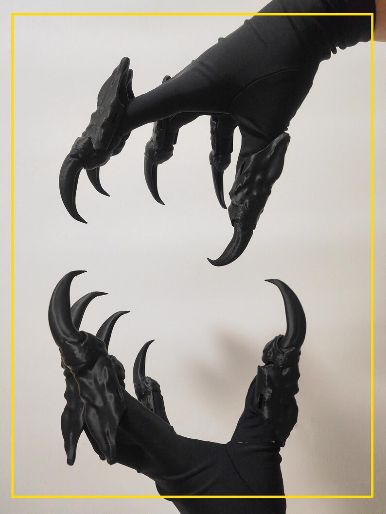 Cosplay Finger Claws, Longer Finger Claws, Halloween Claws, Cos Finger ...