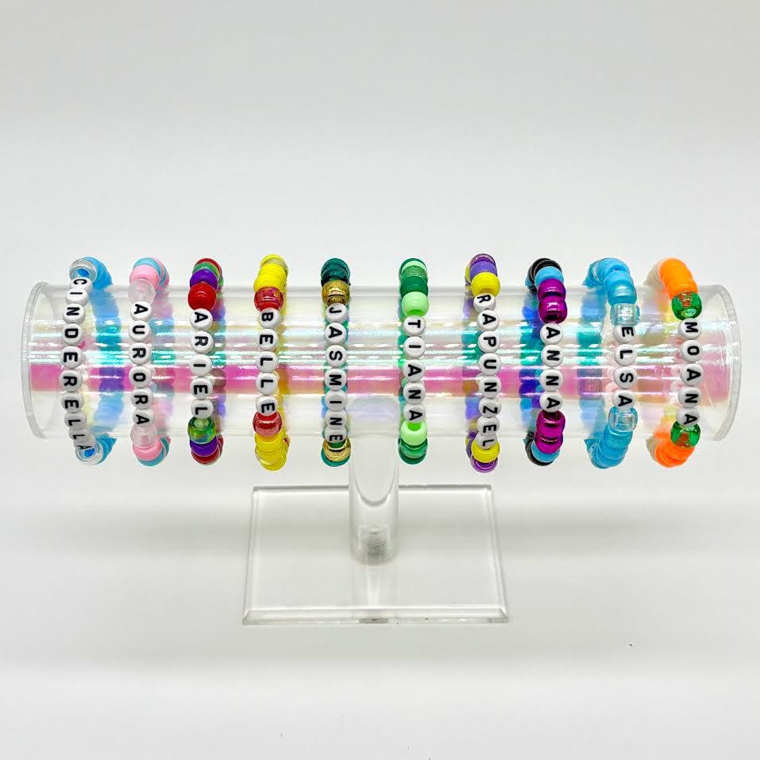Princess Inspired Beaded Friendship Bracelets. - Etsy