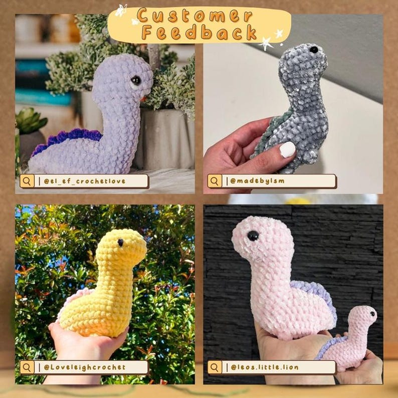 Dinosaur Jurassic World No Sew Crochet Pattern, No Sew Amigurumi ...