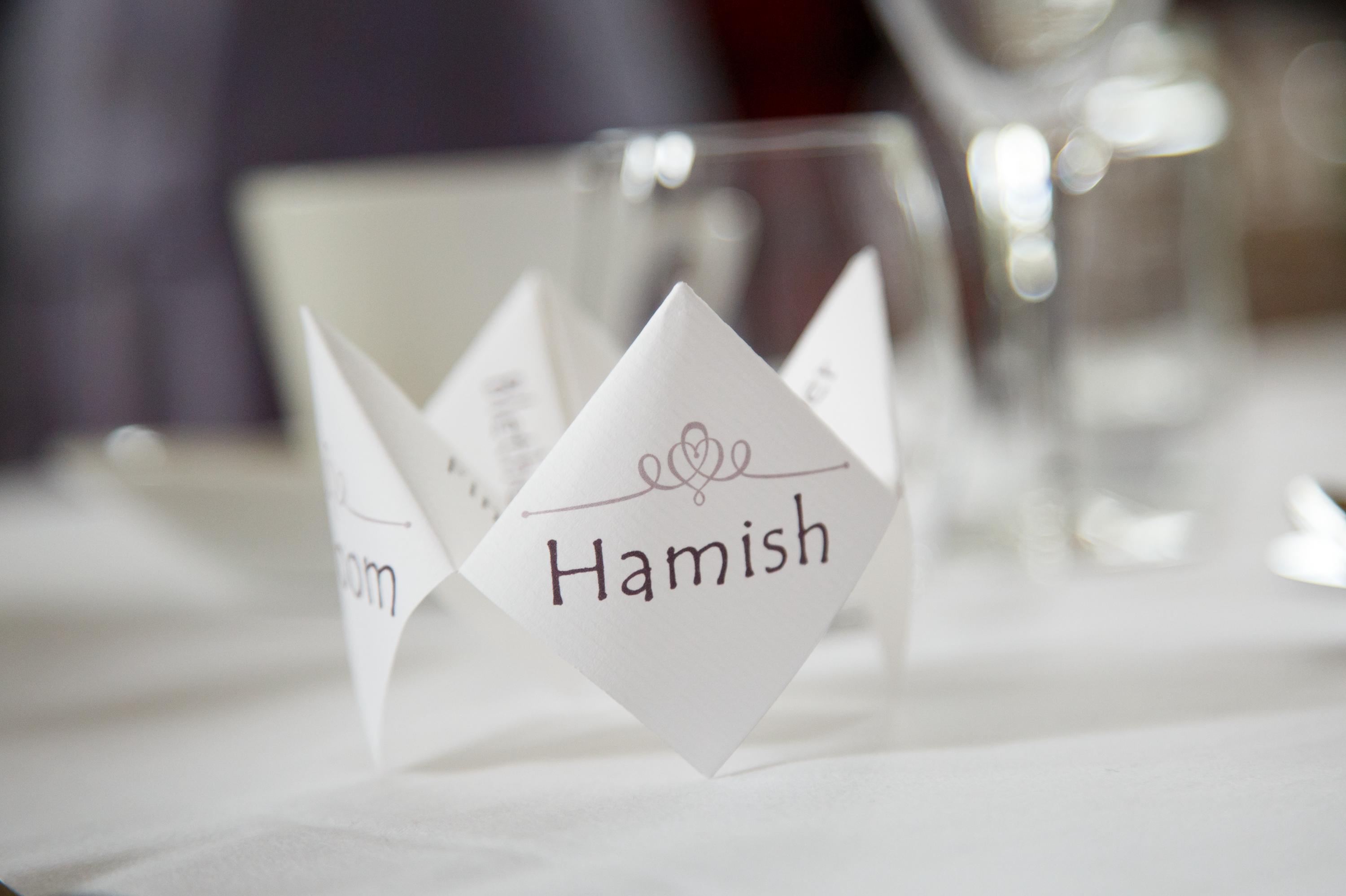 Personalised Scottish-inspired Paper Wedding Fortune Teller - Etsy