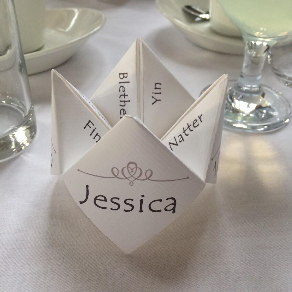 Personalised Scottish-inspired Paper Wedding Fortune Teller - Etsy