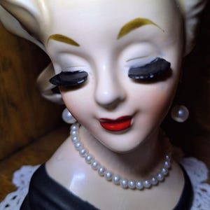 Vintage Inarco Lady Head Vase E-1062 6 1/4" Tall 1962 - Etsy