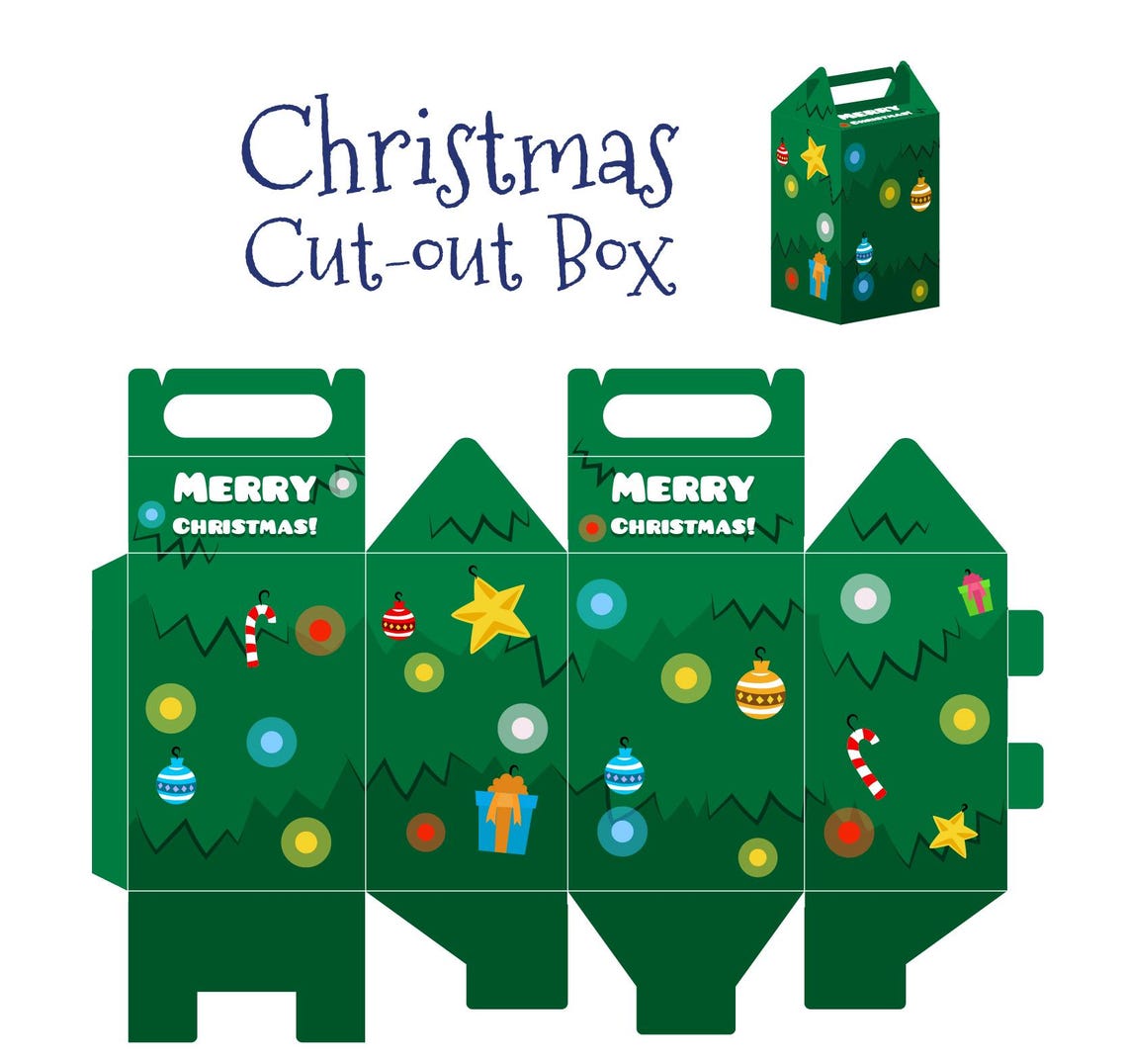 Downloadable Christmas Box - Etsy