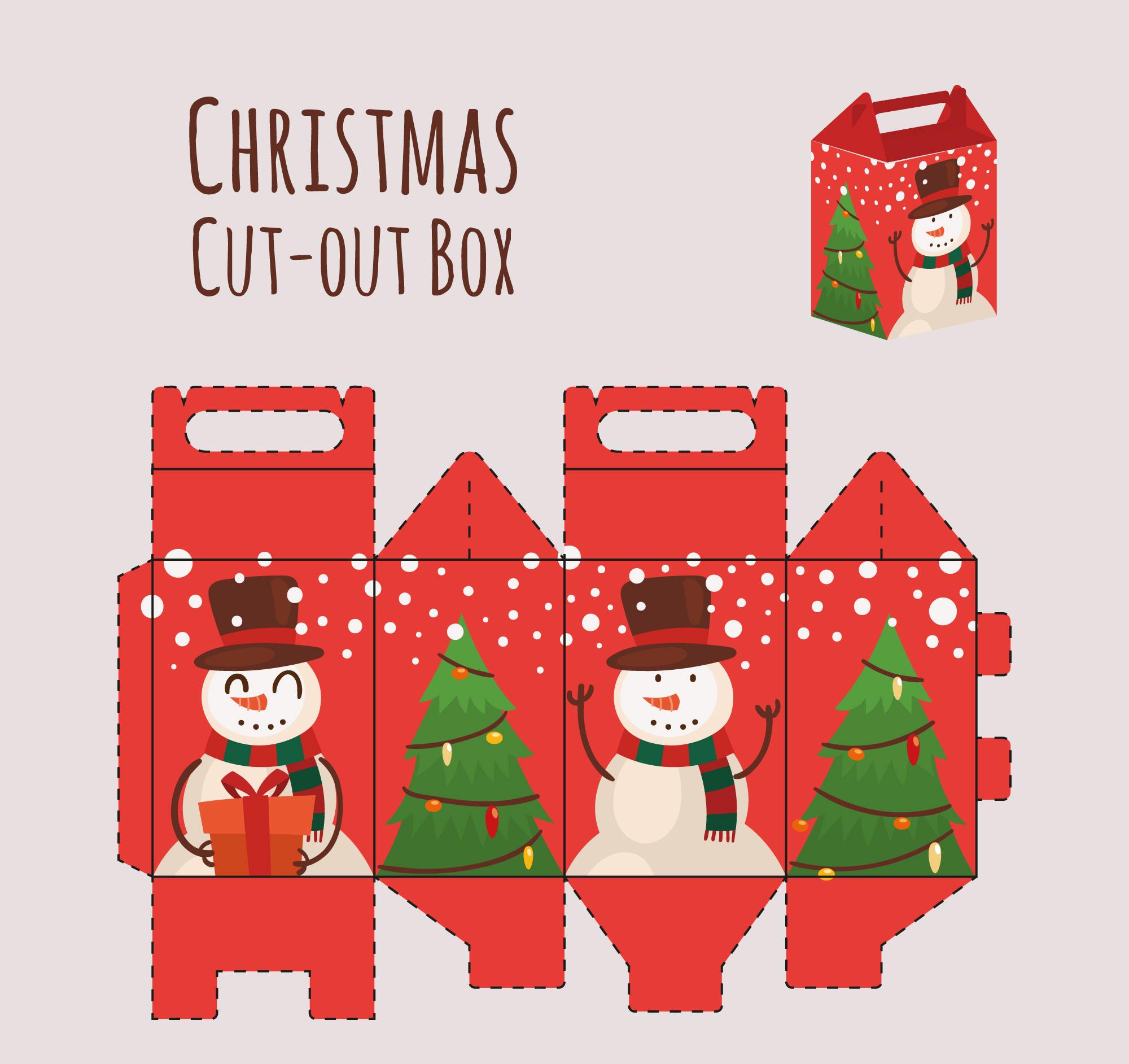 Downloadable Christmas Box - Etsy