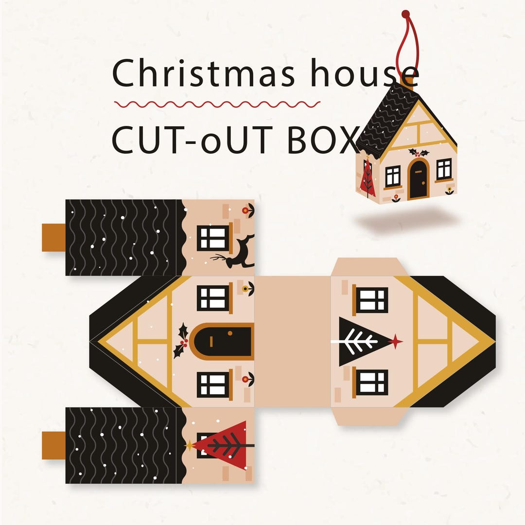 Downloadable Christmas Box - Etsy