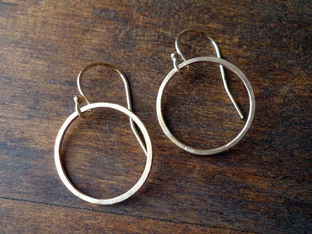 Small Gold Hoops - Etsy