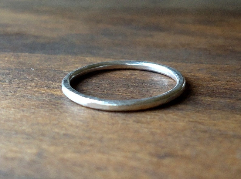 Simple Handmade Silver Ring - Etsy