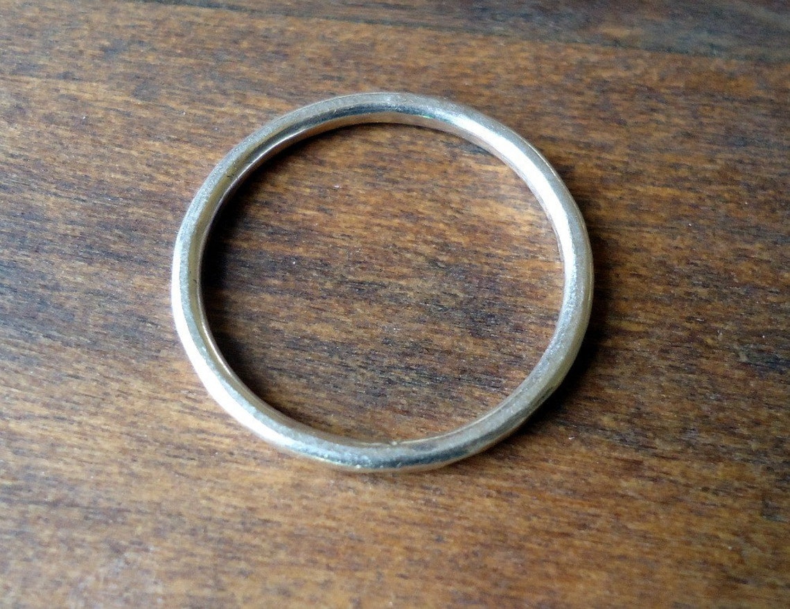 Simple Handmade Silver Ring - Etsy