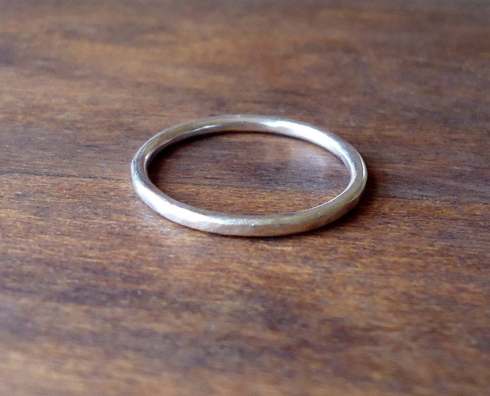 Simple Handmade Silver Ring - Etsy