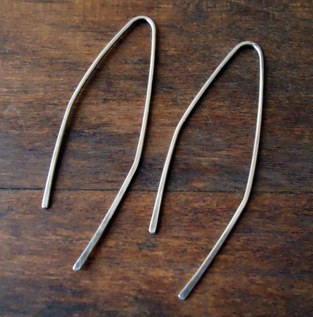 Simple Silver Earrings - Etsy