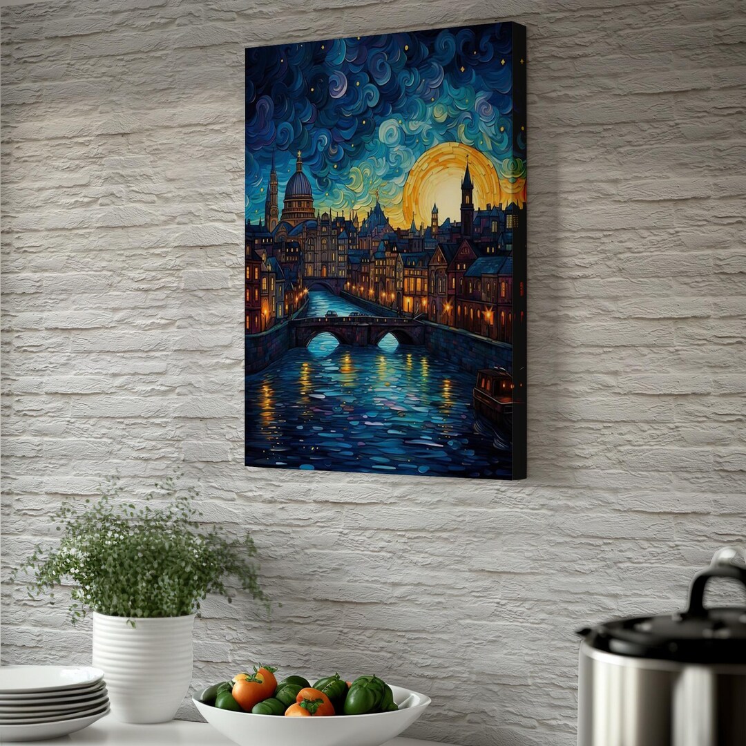 Vincent Van Gogh Venice, Regional Canvas Wall Decor, Gift for Home ...