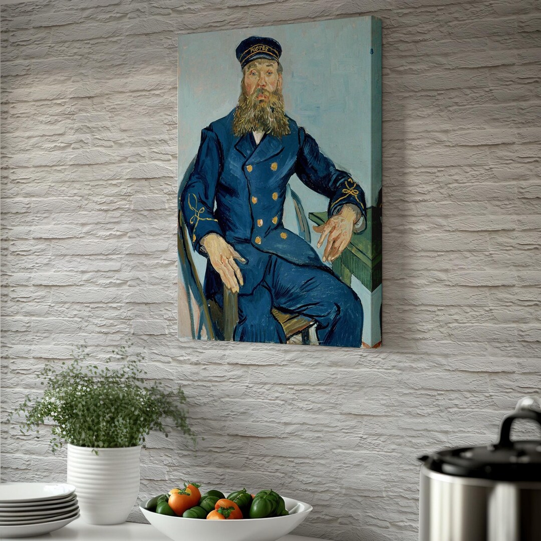 Vincent Van Gogh Portrait of Postman Joseph Roulin, Portrait Canvas ...