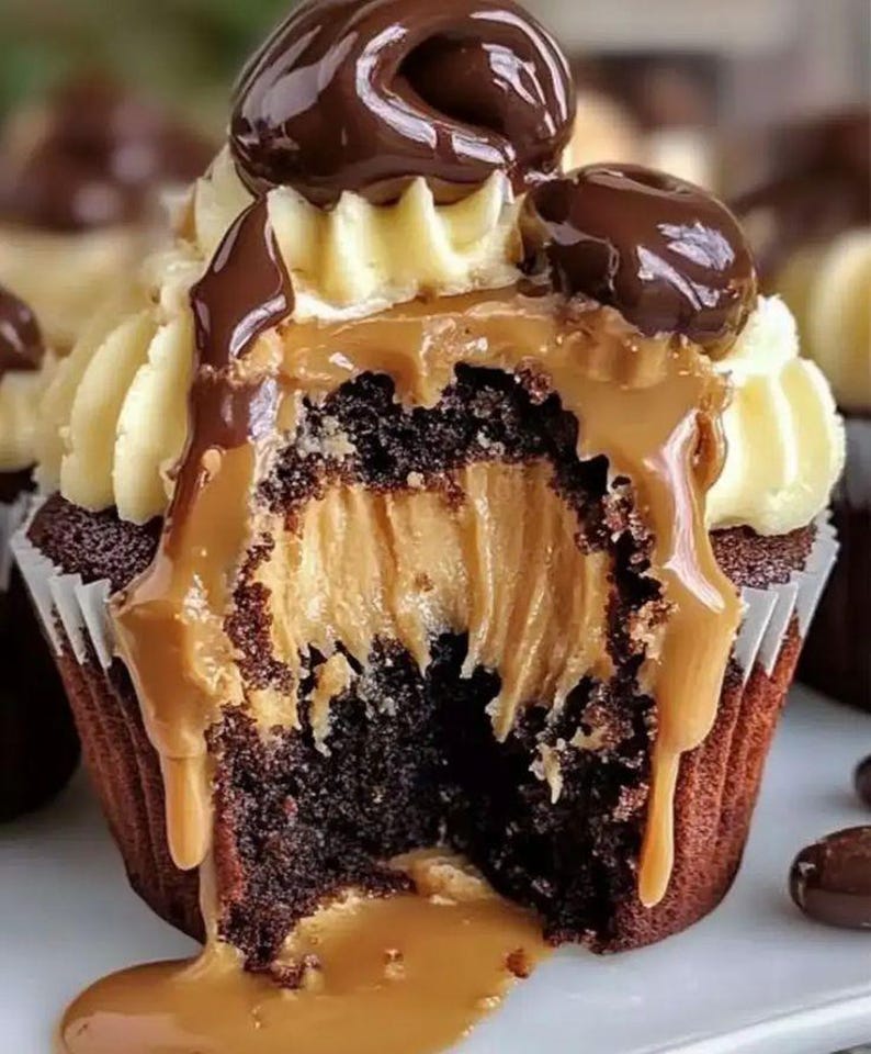 Gooey Peanut Butter Lava Cupcakes - Etsy