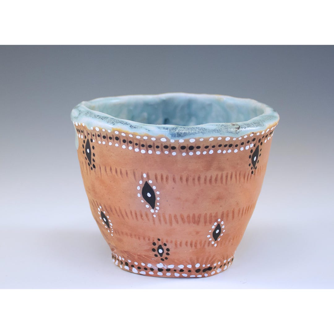 Pinched and Coil Built Wood Fired Ceramic Cup by Jenny Mendes 1 of 5 - Etsy