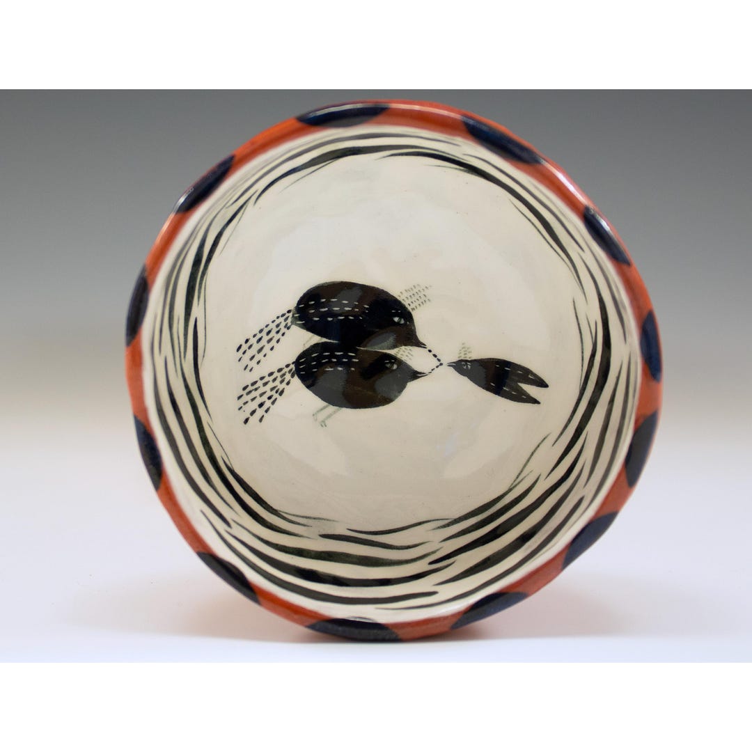 Feeding Time - Painting by Jenny Mendes in a Black and White Hand ...