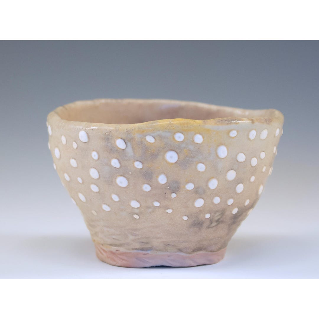 Saki Cup - Pinched and Coil Built Wood Fired Ceramic Piece by Jenny ...