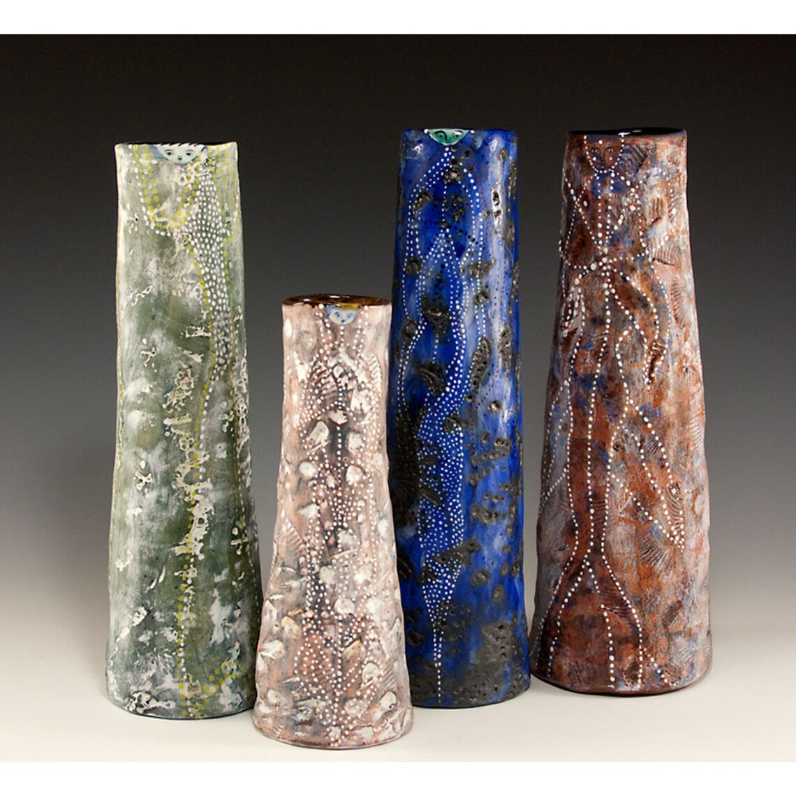 Textured Ceramic Face Vase by Jenny Mendes Jasper - Etsy