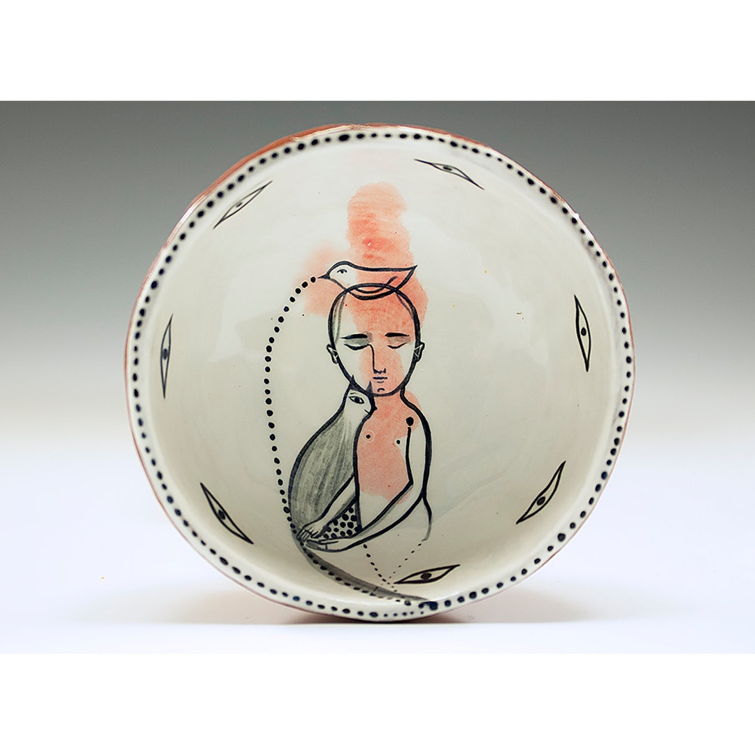 Favorite Friends - Painting by Jenny Mendes in a Black and White Hand ...