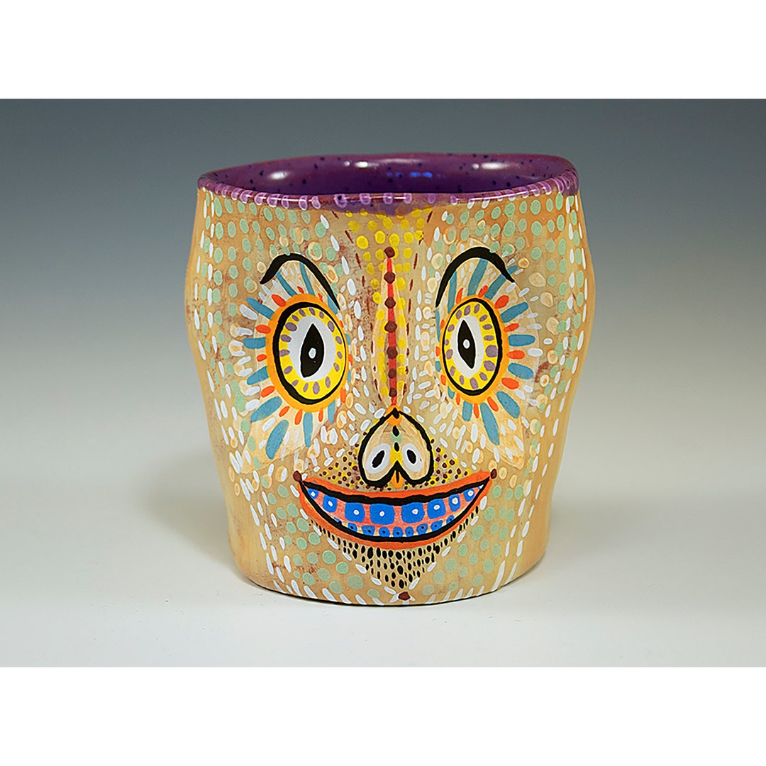 Reggie Ceramic Wee Skully Cup Ceramic Shot Glass by Jenny - Etsy