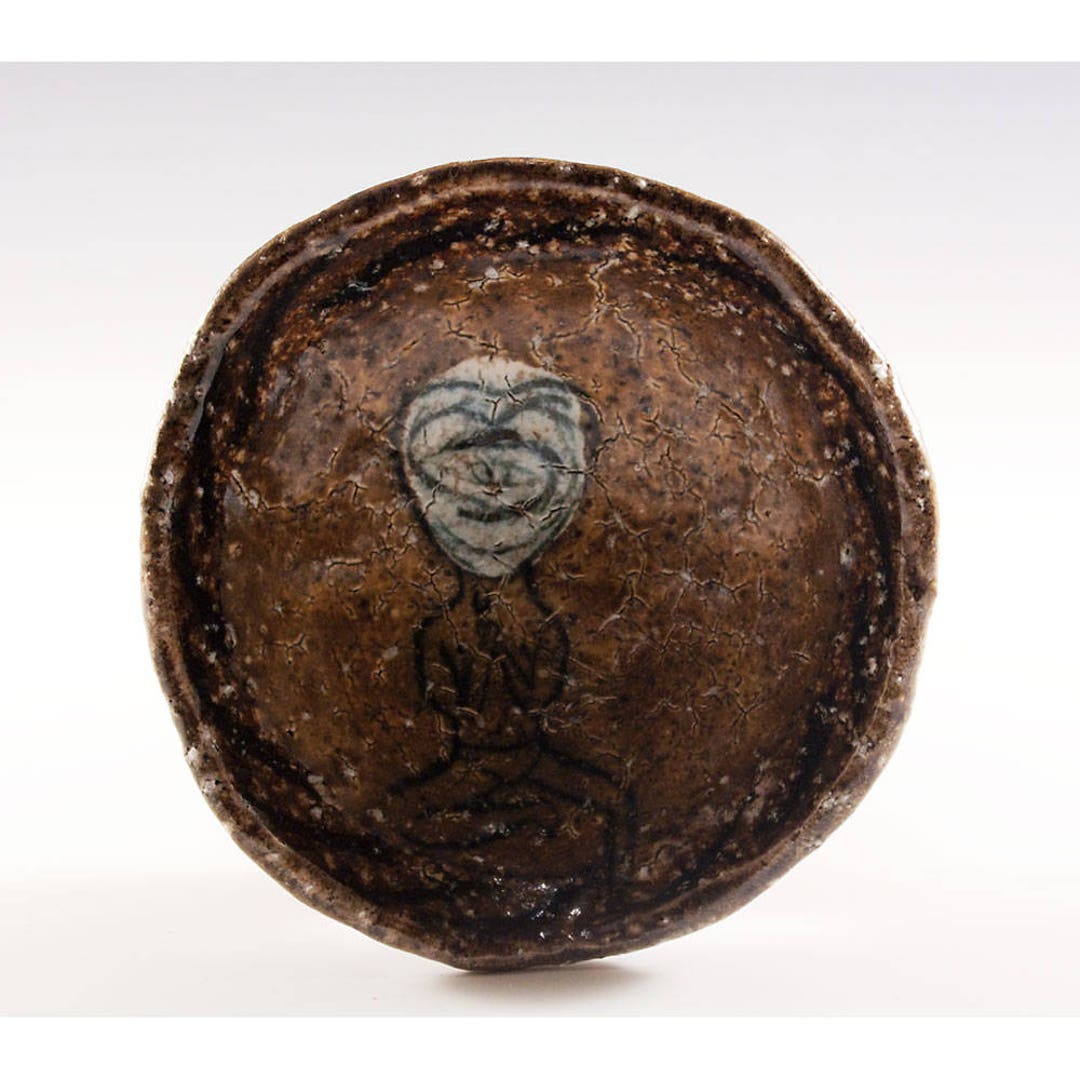 Hand Pinched One of a Kind Footed Ceramic Wood Fired Bowl by Jenny ...